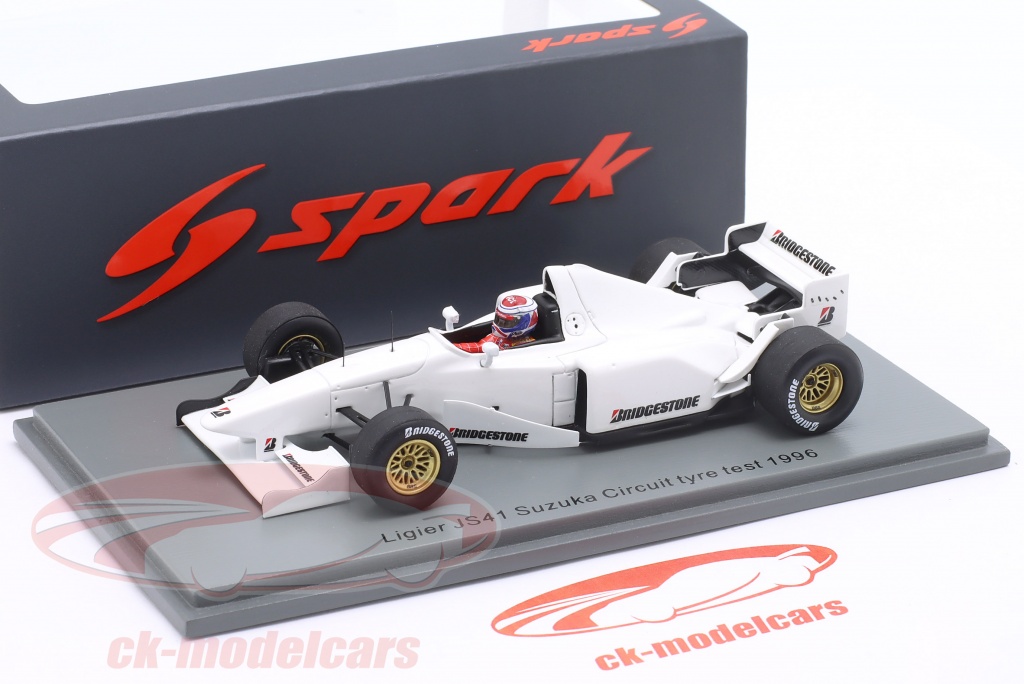 Spark 1:43 Jos Verstappen Ligier JS41 Suzuka タイヤ テスト 方式 1 1996 S7415 ...