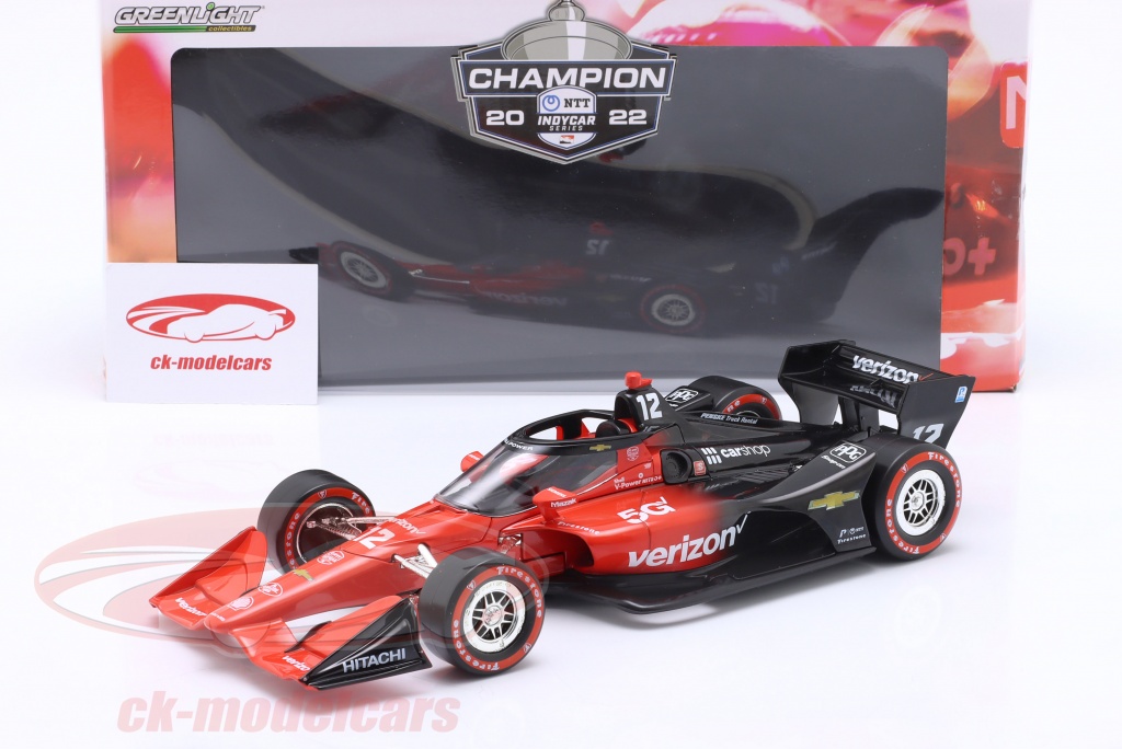 Greenlight 1:18 Will Power Chevrolet #12 チャンピオン IndyCar Series 2022 ...