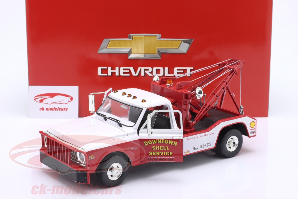 Greenlight Chevrolet C-30 Dually Wrecker Shell Service 1972 rojo ...