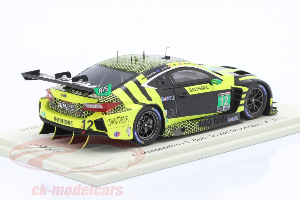 Spark 1:43 Lexus RC F GT3 #12 24h Daytona 2020 AIM Vasser Sullivan US131 modelo coche US131 ...