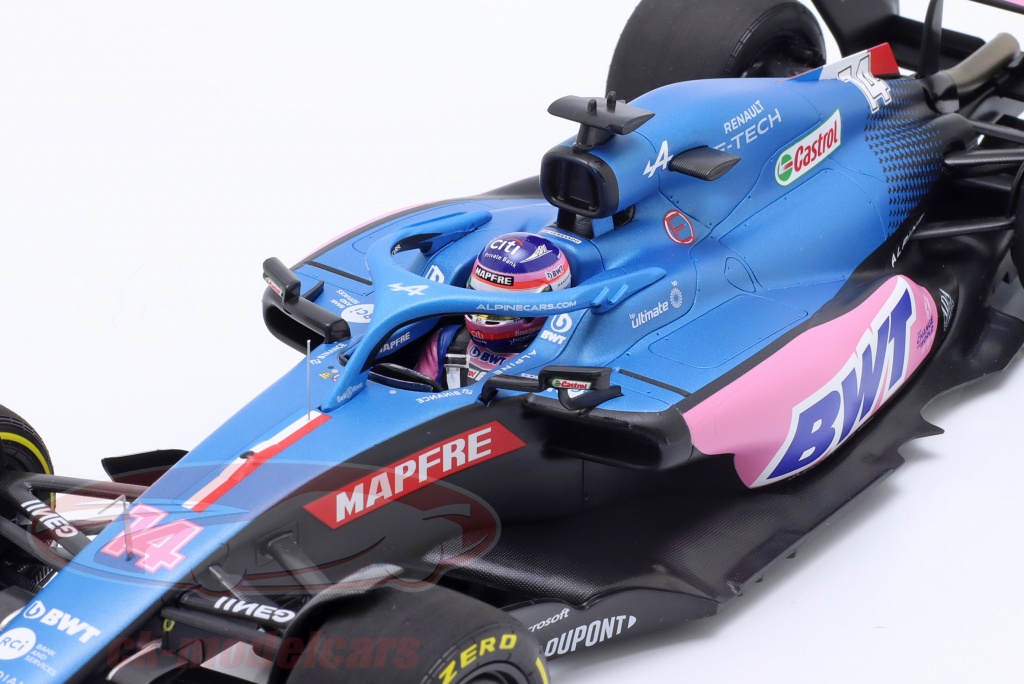 Minichamps 1:18 Fernando Alonso Alpine A522 #14 Australia GP formula 1 ...