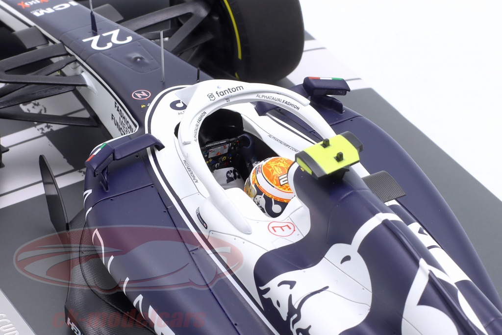 Minichamps 1:18 Yuki Tsunoda Alpha Tauri AT03 #22 8th Bahrain GP ...