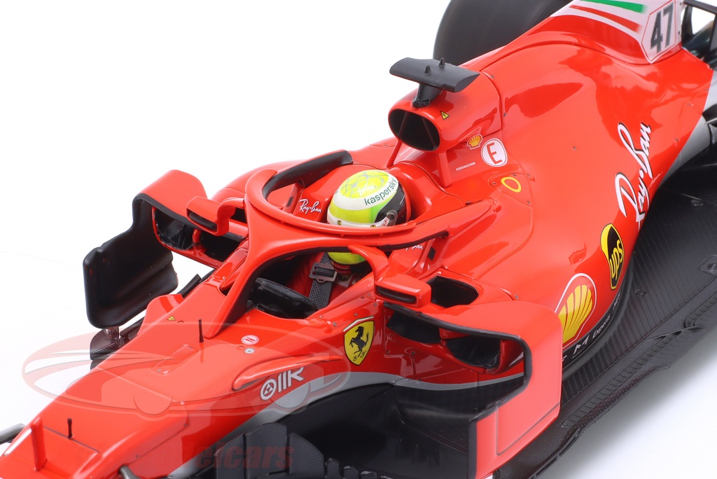 BBR Models 1:18 Mick Schumacher Ferrari SF71H #47 Formel 1 Test Fiorano ...
