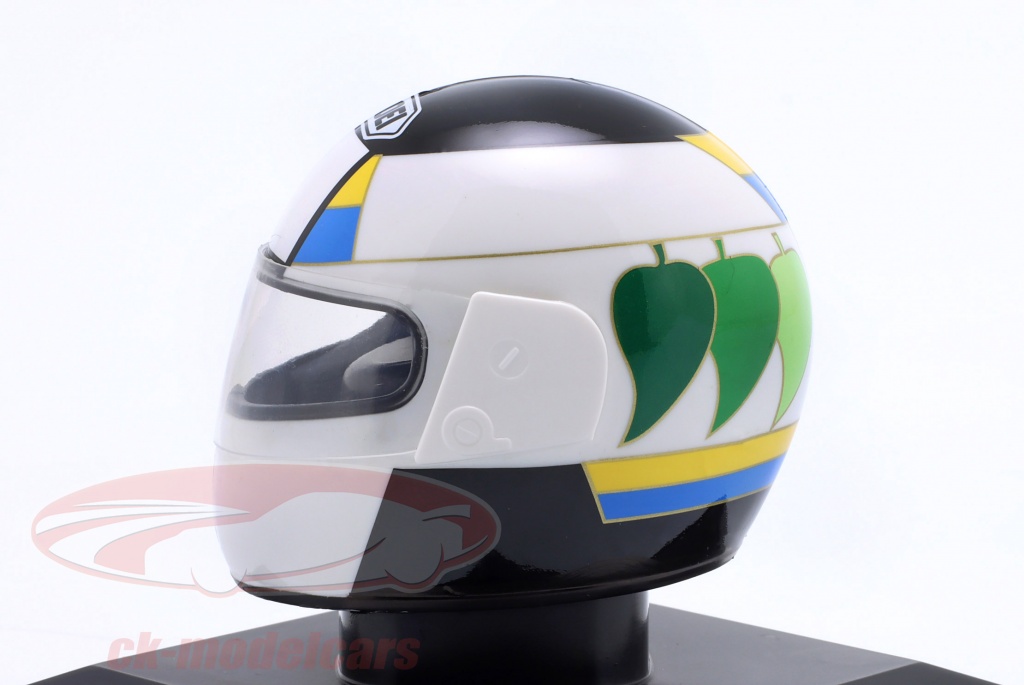 Spark 1:5 Stefan Johansson #28 Ferrari F1/86 formula 1 1986 helmet ...