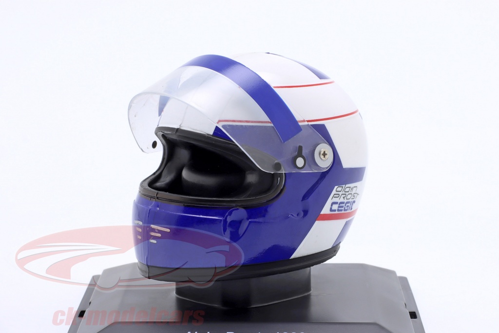 Spark 1:5 Alain Prost #1 Scuderia Ferrari F641 Fórmula 1 1990 capacete ...