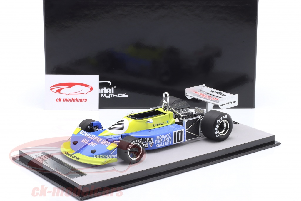 Tecnomodel 1:18 Ronnie Peterson March 761 #10 Monaco GP Formula 1 1976 TM18-222C model car TM18-222C