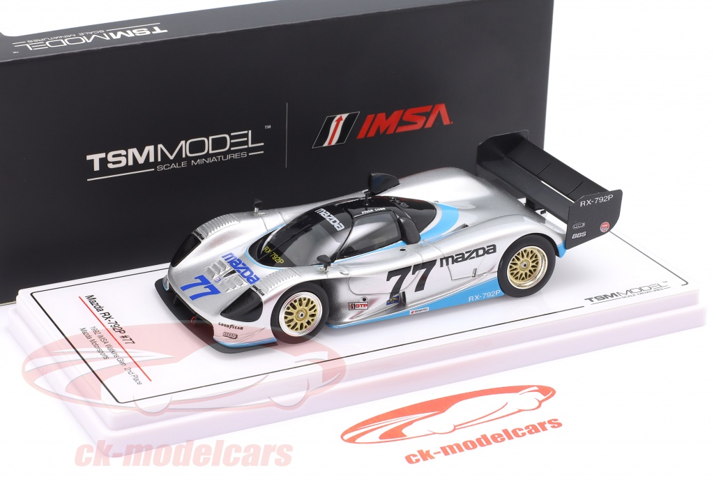 True Scale 1:43 Mazda RX-792P #77 2nd Watkins Glen IMSA 1992 P. Cobb ...