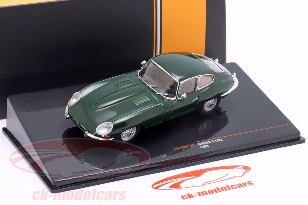 Ixo 1:43 Jaguar E-Type Bouwjaar 1963 donkergroen CLC485N.22 model auto ...