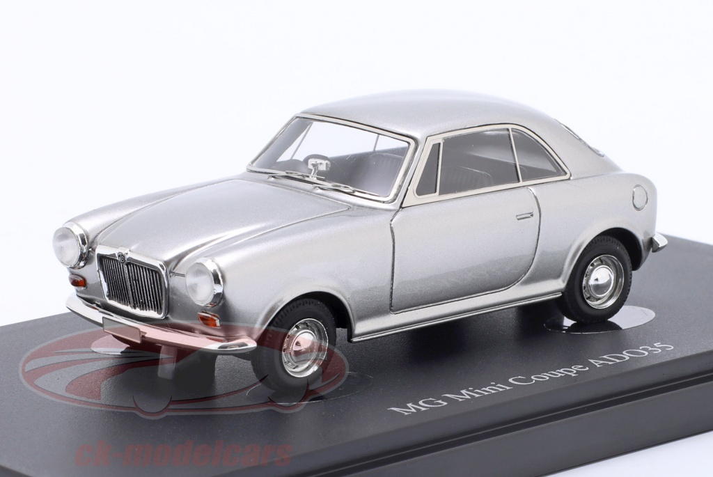 AutoCult 1:43 MG Mini Coupe ADO35 year 1966 silver 06056 model car 06056