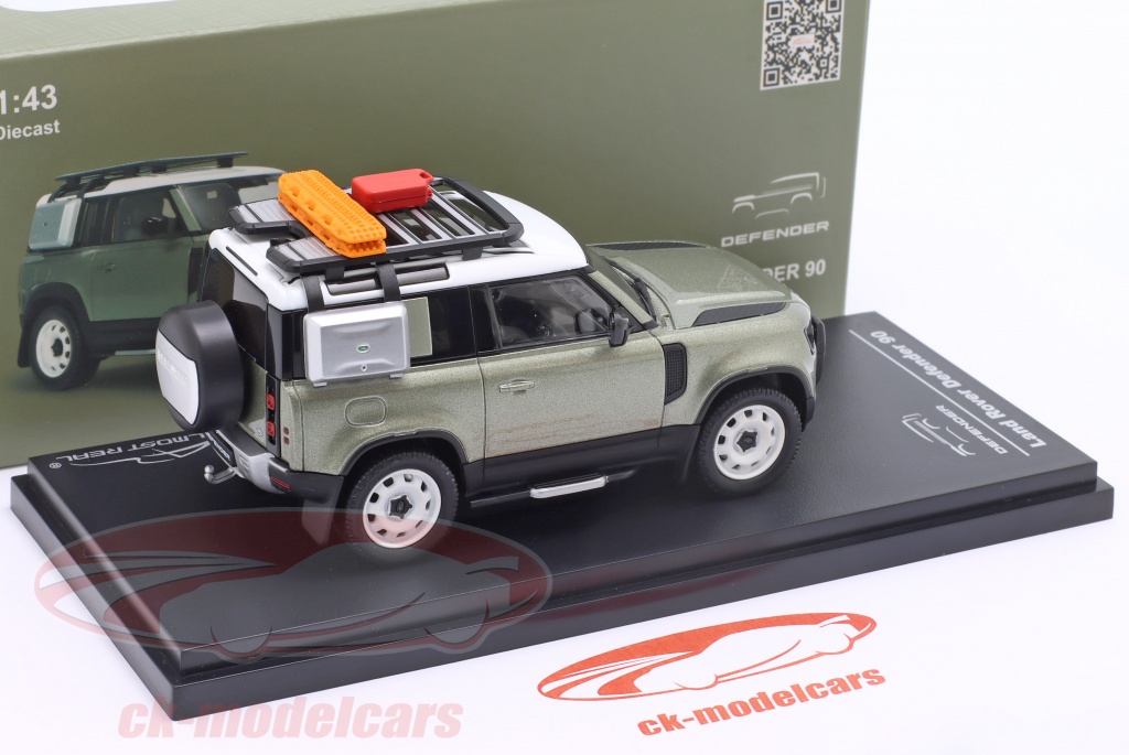Almost Real 1:43 Land Rover Defender 90 建設年 2020 pangea 緑 ALM410704 モデル ...