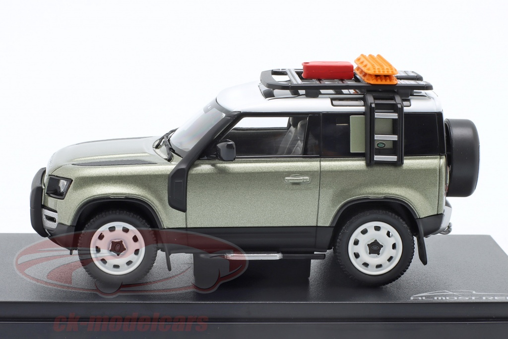 Almost Real 1:43 Land Rover Defender 90 建設年 2020 pangea 緑 ALM410704 モデル ...