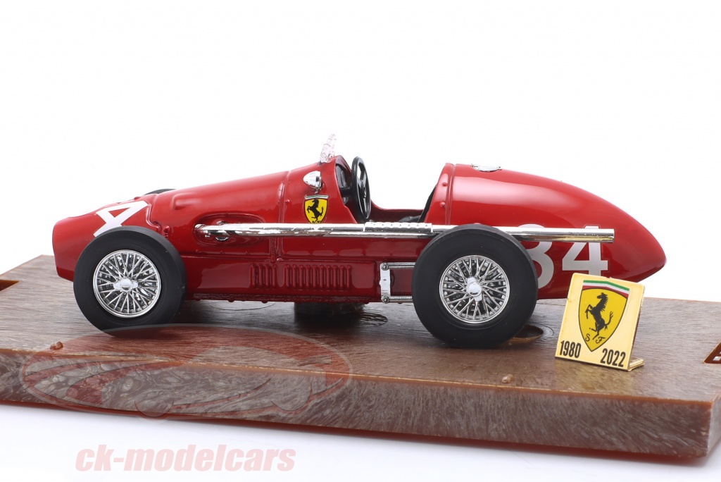 Brumm 1:43 Alberto Ascari Ferrari 500 F2 #34 formel 1 Verdensmester 1952 & 1953 S23/03 model bil ...
