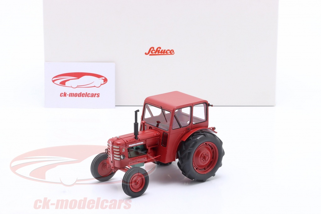 Schuco 1:32 Volvo BM 350 Boxer tractor con cabina rojo 450917100 modelo ...