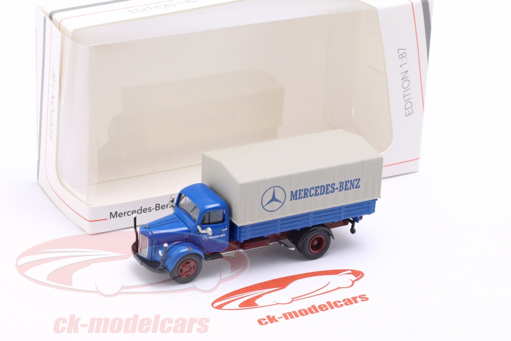 Schuco 1:87 Mercedes-Benz L3500 Pritschen-Lkw mit Plane Mercedes-Benz ...