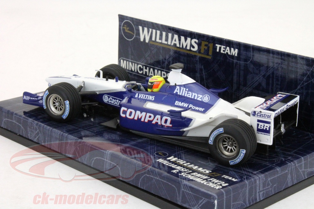 Minichamps 1:43 R. Schumacher BMW Williams FW24 Formula 1 400020005 model car 400020005 ...