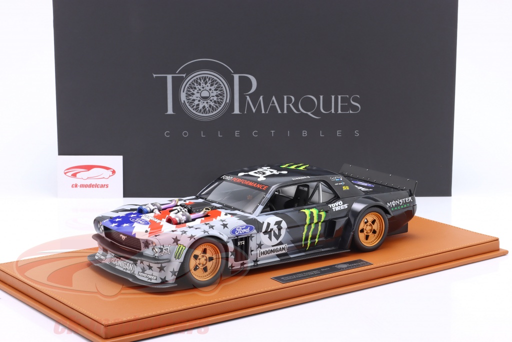 TopMarques 1:12 Ford Mustang Hoonigan V2 #43 Ken Block 1965 stars and ...