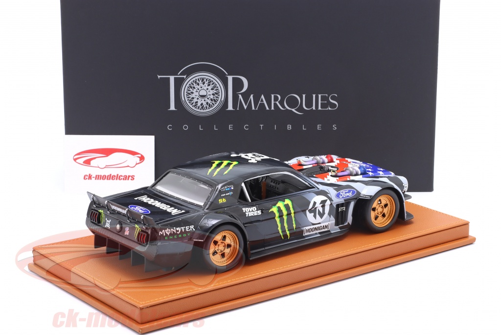 TopMarques 1:18 Ford Mustang Hoonigan V2 Stars and Stripes #43 Ken ...