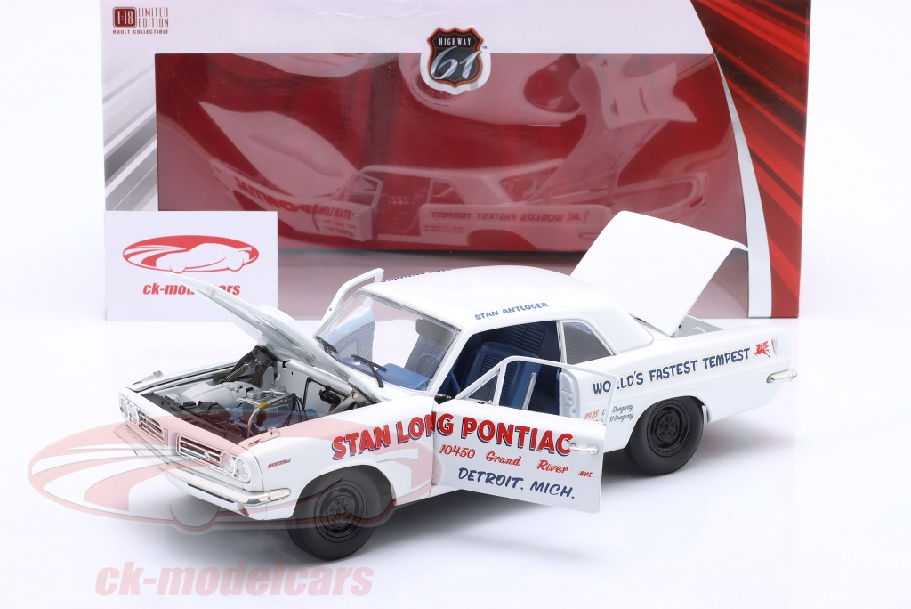 Highway 61 Collectibles 1:18 Pontiac Tempest 1963 Worlds Fastest ...