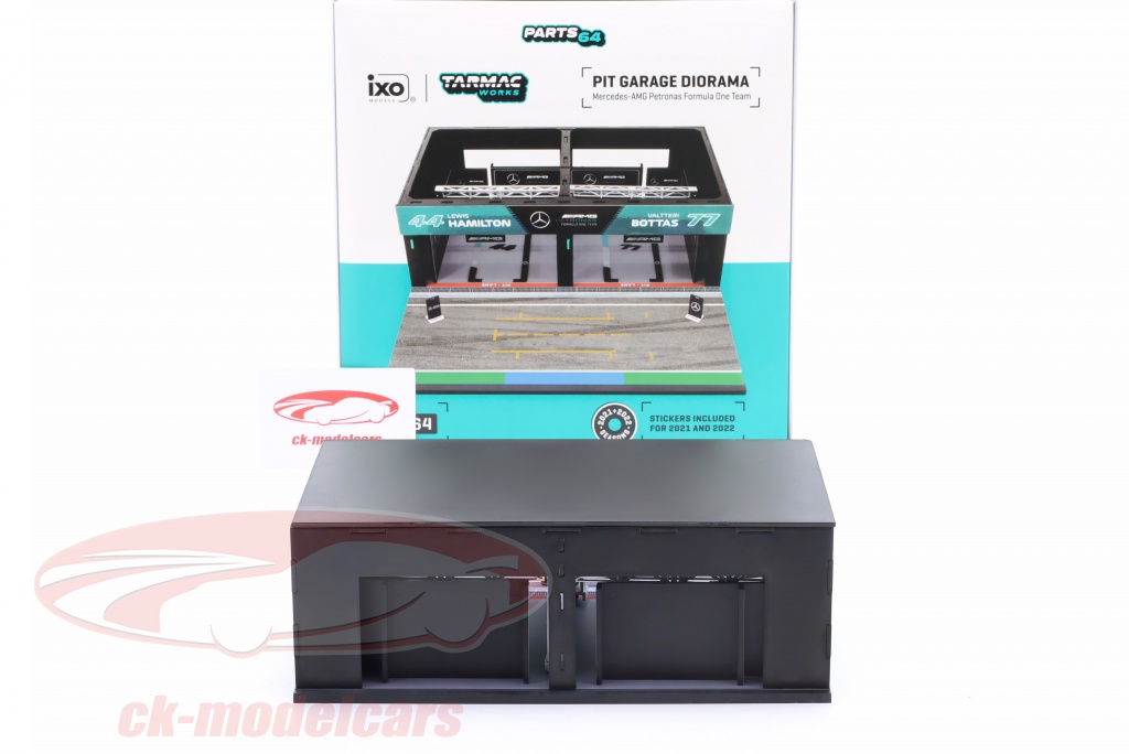 Tarmac Works 1:64 Pit Garage Diorama Mercedes-Benz AMG fórmula 1 Team ...