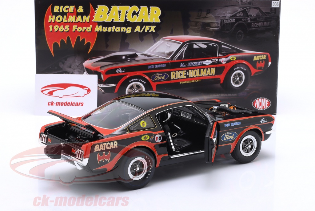 GMP 1:18 Ford Mustang A/FX Batcar Rice & Holman Signed Edition 1965 ...