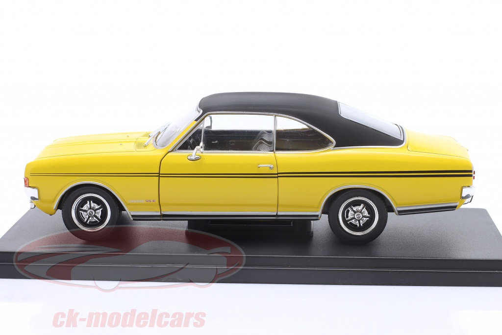 Hachette 1:24 Opel Commodore A GS/E Coupe Baujahr 1970 gelb / schwarz ...