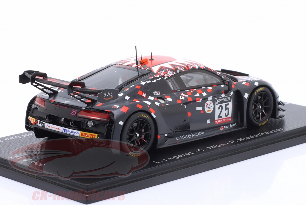 Spark 1:43 Audi R8 LMS GT3 #25 24h Spa 2022 Sainteloc Racing SB512 模型 汽车 SB512 9580006725127