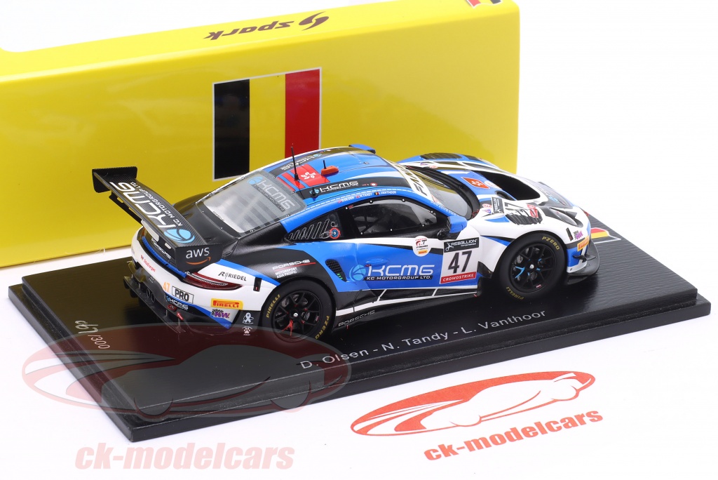 Spark 1:43 Porsche 911 GT3 R #47 7th 24h Spa 2022 KC Motorgroup SB502 ...
