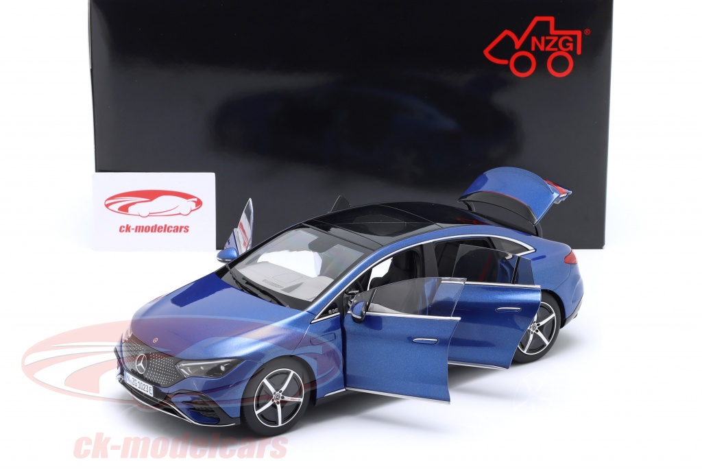 NZG 1:18 Mercedes-Benz EQE (V295) Año de construcción 2022 azul ...