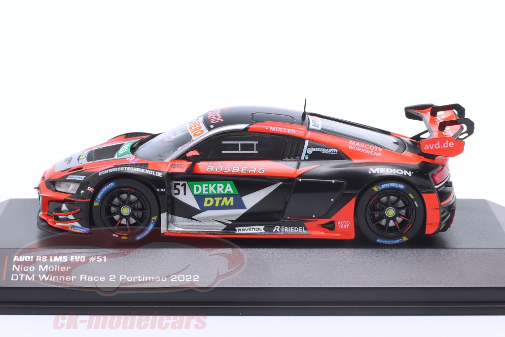 Premium Collectibles 1:43 Audi R8 LMS GT3 #51 Winner Race 2 Portimao ...