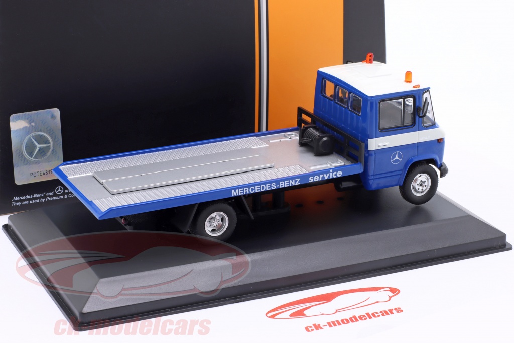 Ixo 1:43 Mercedes-Benz L 608 D 1980 MB Service 青 / 白 CLC489NSP.22 モデル 車 ...
