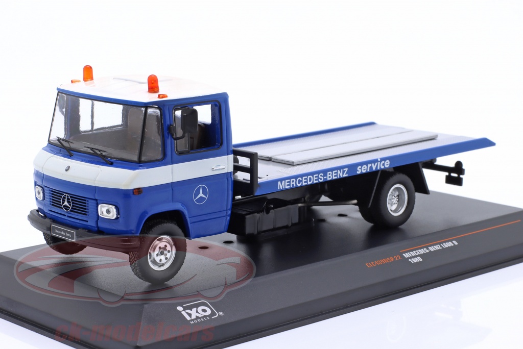 Ixo 1:43 Mercedes-Benz L 608 D 1980 MB Service 青 / 白 CLC489NSP.22 モデル 車 ...