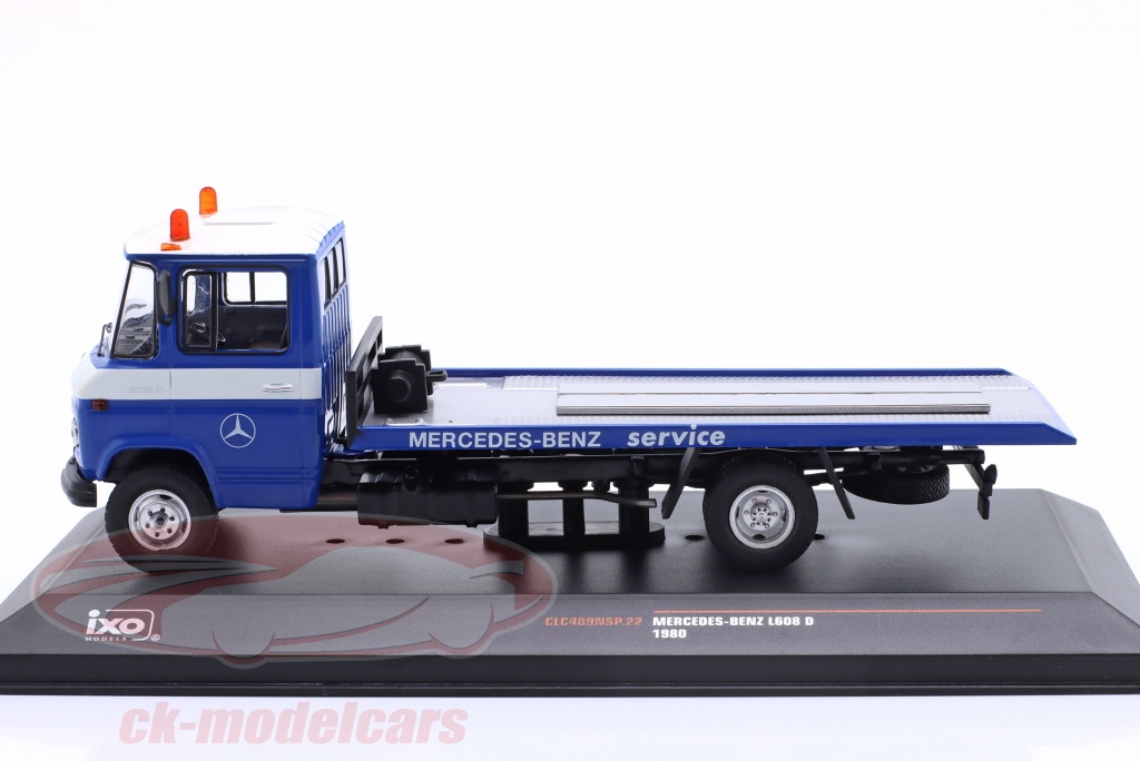 Ixo 1:43 Mercedes-Benz L 608 D 1980 MB Service 青 / 白 CLC489NSP.22 モデル 車 ...