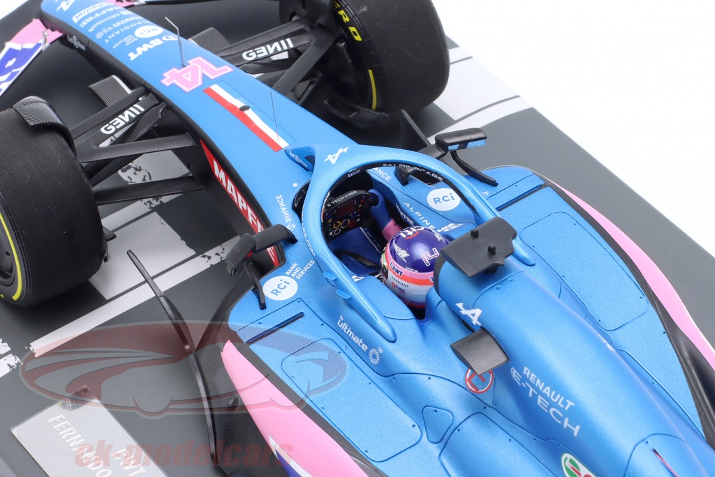 Minichamps 1:18 Fernando Alonso Alpine A522 #14 Australia GP Formula 1 ...