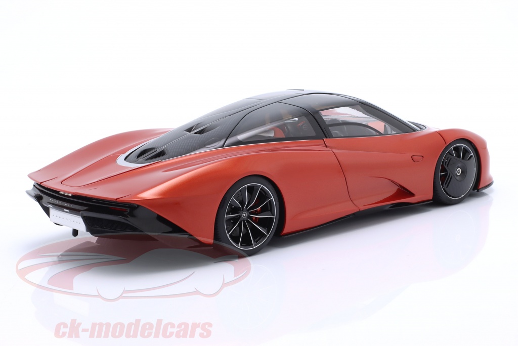 AUTOart 1:18 McLaren Speedtail year 2020 volcano orange 76088 model car ...