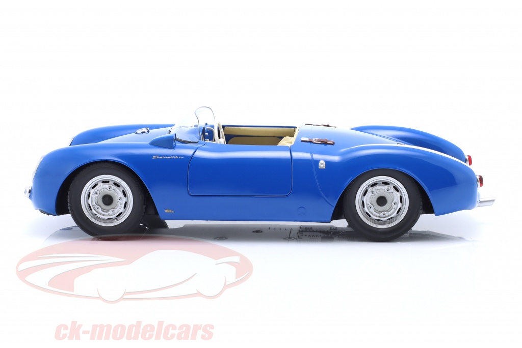 KK-Scale 1:12 Porsche 550A Spyder year 1956 blue / white KKDC120112 ...