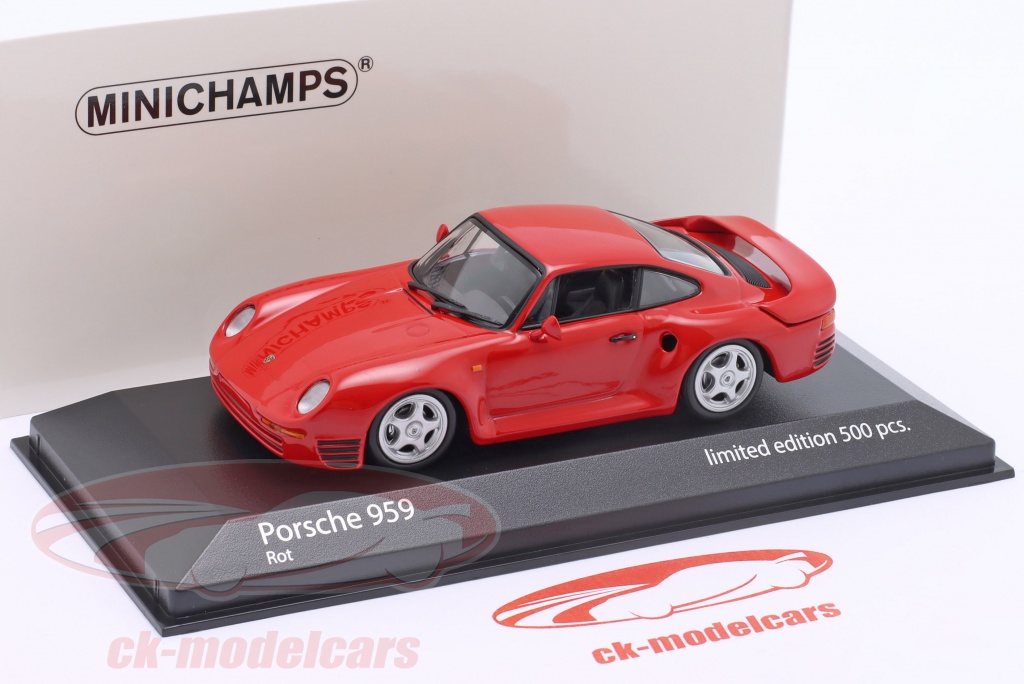 Minichamps 1:43 Porsche 959 year 1987 red 943062523 model car 943062523 4012138763456