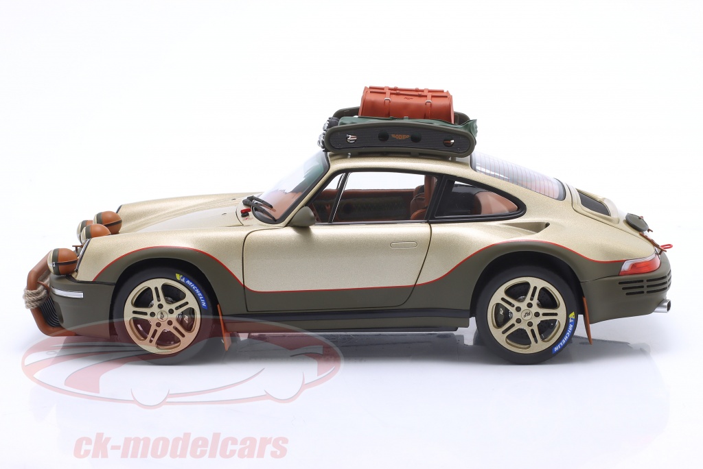 Almost Real 1:18 Porsche RUF Rodeo prototipo 2020 oro metálico / verde ...