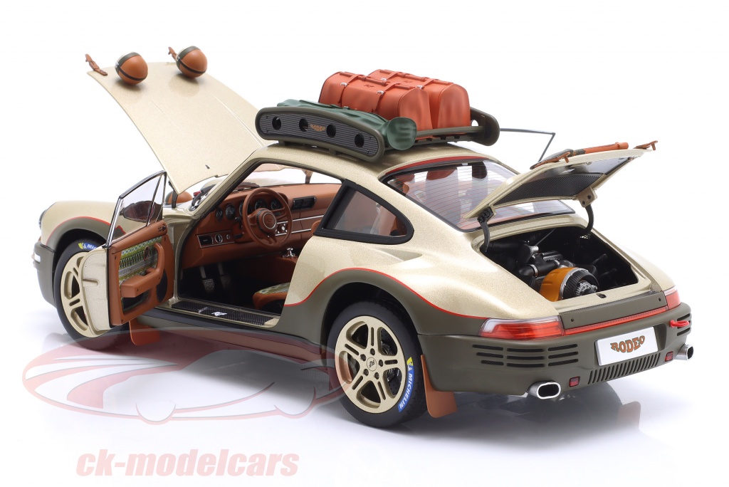 Almost Real 1:18 Porsche RUF Rodeo prototipo 2020 oro metálico / verde ...