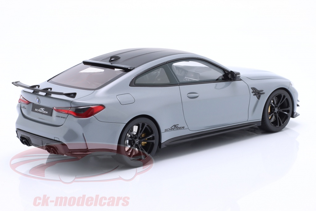 True Scale 1:18 BMW M4 Competition (G82) AC Schnitzer Brooklyn grau ...