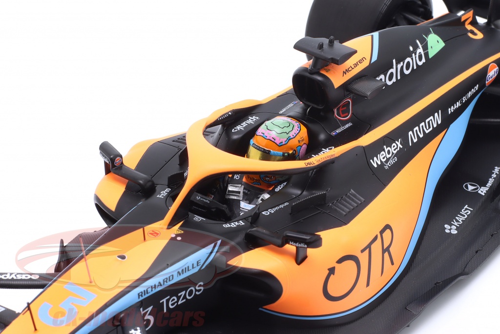 Minichamps 1:18 Daniel Ricciardo McLaren MCL36 #3 6ème Australie GP formule 1 2022 533221803 ...