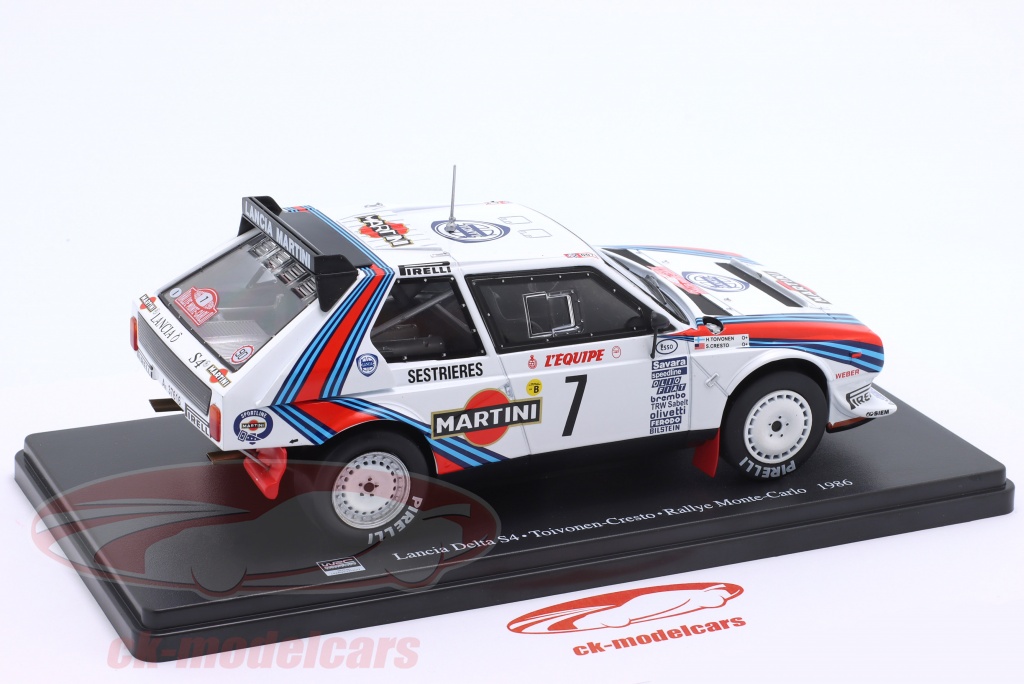 Altaya 1:24 Lancia Delta S4 #7 победитель Rallye Monte Carlo 1986 ...