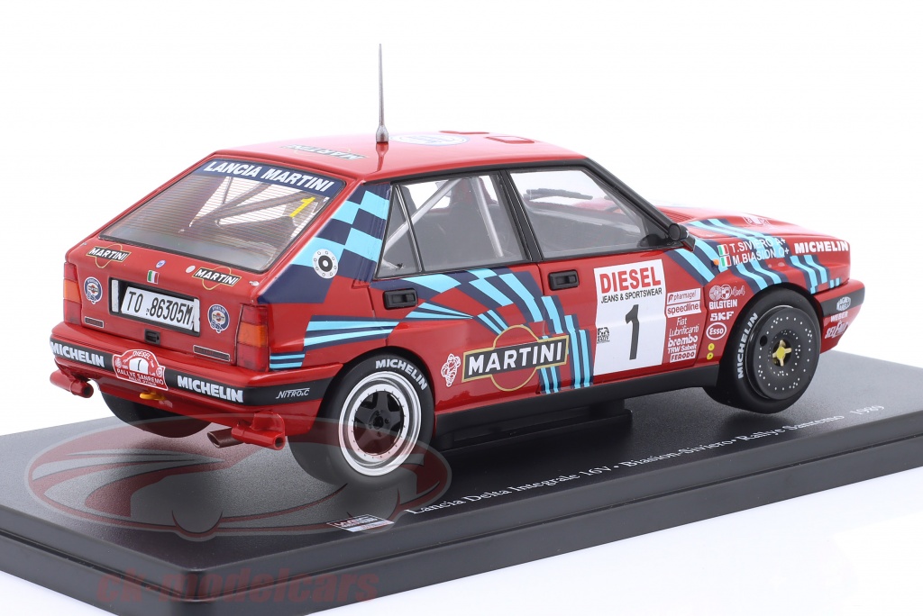 Altaya 1:24 Lancia Delta Integrale 16V #1 победитель Rallye SanRemo ...