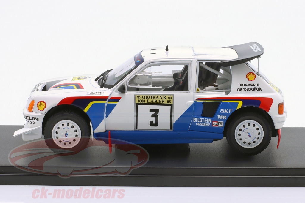 Altaya 1:24 Peugeot 205 Turbo 16 E2 #3 ganador Rallye 1000 Lakes 1985 AAWRC515 modelo coche AAWRC515