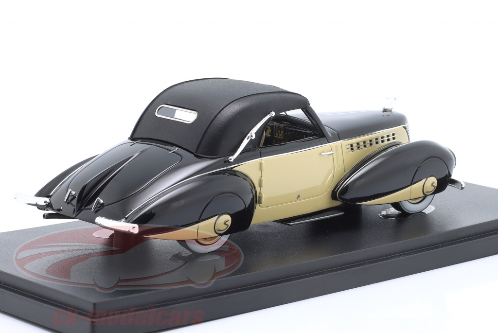 AutoCult 1:43 Aero 50 convertible Sodomka year 1939 black / beige 90243 ...