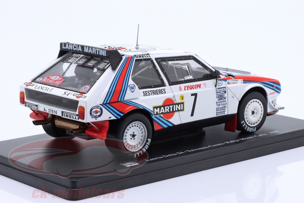 Altaya 1:24 Lancia Delta S4 #7 победитель Rallye Monte Carlo 1986 Toivonen, Cresto AAWRC518 ...
