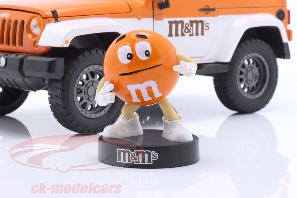 Jadatoys 1:24 Jeep Wrangler 2007 met figuur M&Ms Oranje 253255068 model ...