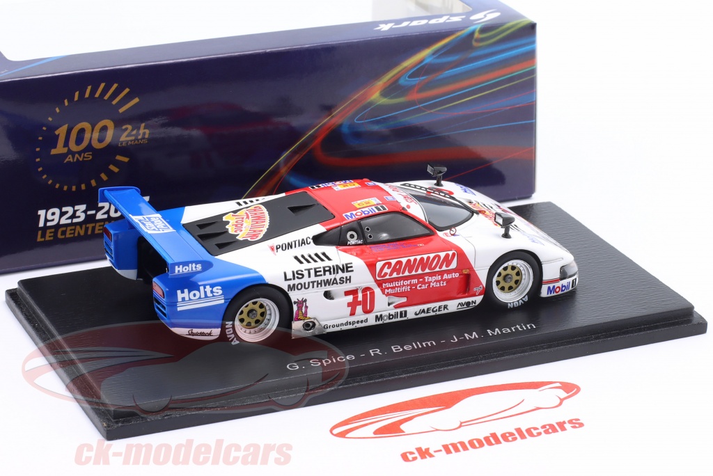 Spark 1:43 Spice SE86 #70 24h LeMans 1986 Spice, Bellm, Martin S6800 ...