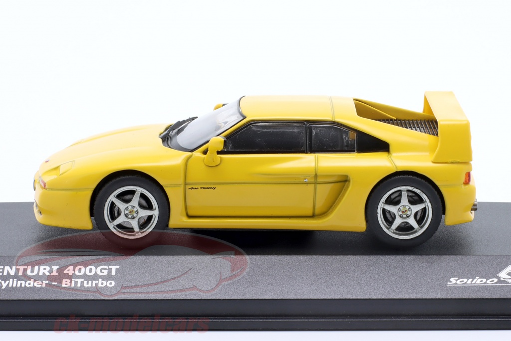 Solido 1:43 Venturi GT400 6 Zylinder BiTurbo 建設年 1994-1999 黄色 S4313402 ...