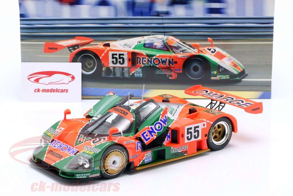 WERK83 1:18 Mazda 787B #55 Winner 24h LeMans 1991 Weidler, Herbert, Gachot W1802701 model car ...