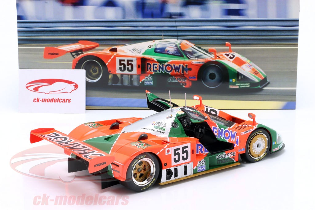 WERK83 1:18 Mazda 787B #55 Winner 24h LeMans 1991 Weidler, Herbert, Gachot W1802701 model car ...